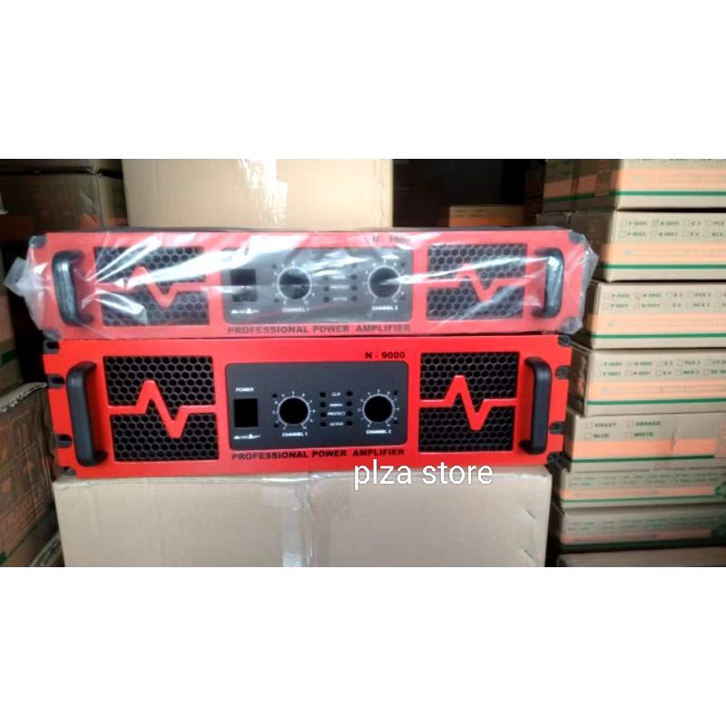 MERAH N9000/n7000 Red power amplifier box 2channels thick plate ...