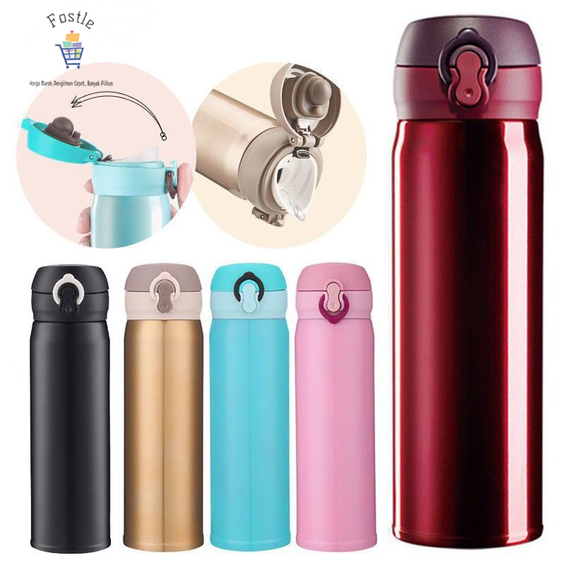 TERMOS Niagara Stainless Drinking Tumbler 500ml Aesthetic Bottle Button ...