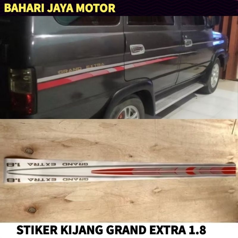SIDE BODY STICKER KIJANG GRAND EXTRA 1.8 LEFT AND RIGHT | Shopee Singapore