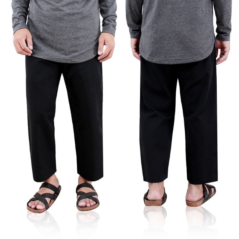 KMO muslim Men's sirwal Pants, Cotton Drill cingkrang | Shopee Singapore