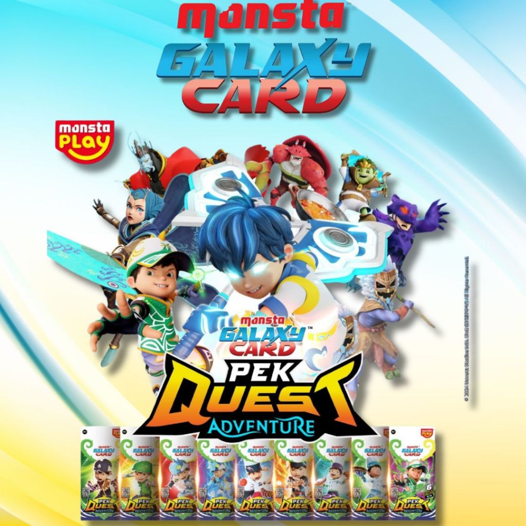 Boboiboy Galaxy Card pek quest / Boboiboy TCG Card / TCG Boboiboy ...