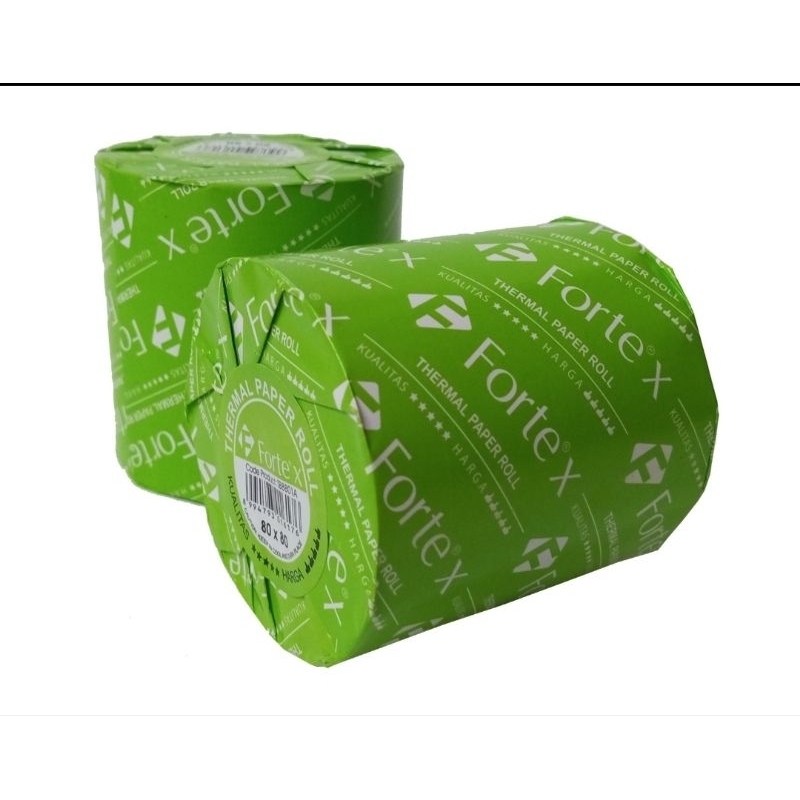 HIJAU Green Thermal Cashier Receipt Paper 80x80 mmFORTE | Shopee Singapore