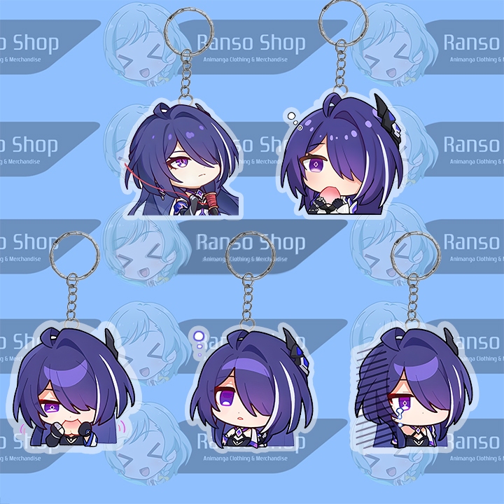 GANTUNGAN Honkai Star Rail Acheron UV Printing Laser Cut Clear ...