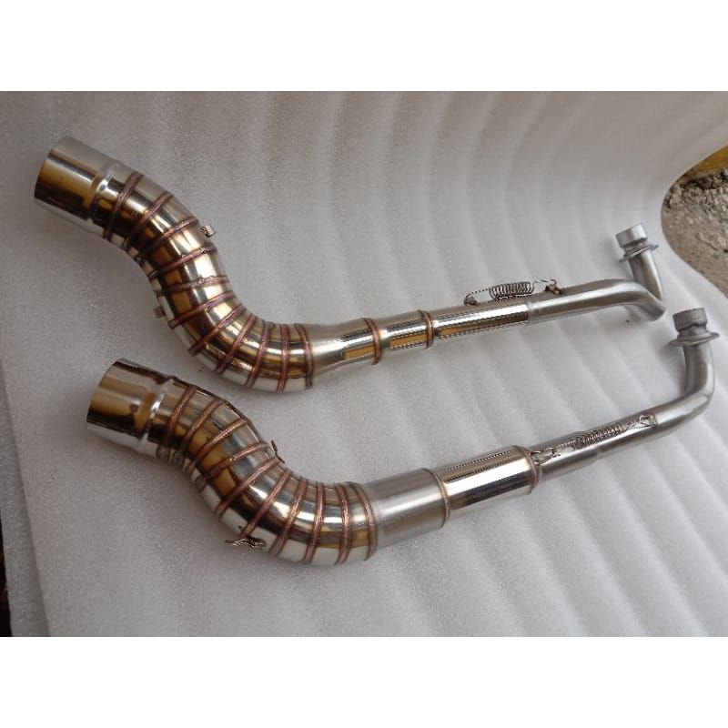 Conical open spec pipe elbow exhaust xrm 125 wave 125 RS125 fury 125 ...