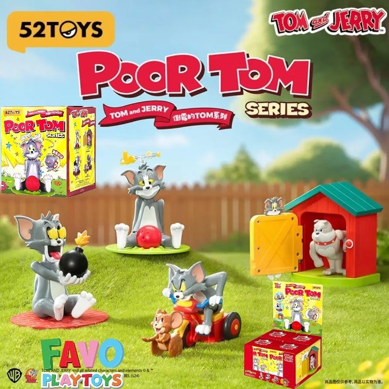 52toys Tom And Jerry - Poor Tom Series Blind Box Figure | Shopee Singapore