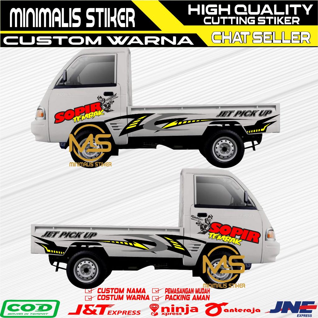 New Sticker Car Pick Up SPEED RACING Sticker Pick Up Colt T 120ss New ...