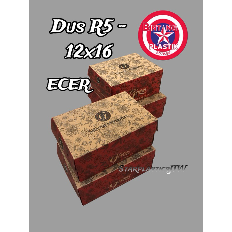 Top BRANDS!! [ Retail ] Cake Box 12 x 16 Cool Snack Box Kraft Batik ...