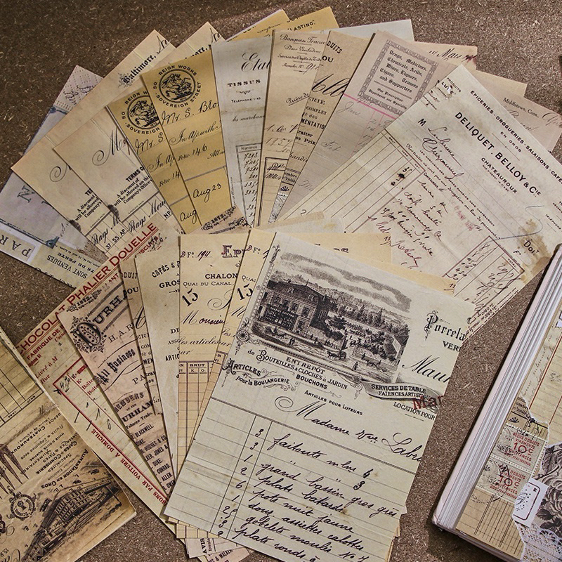 Pack vintage deco paper by Rebco / Old school paper / Aesthetic paper ...