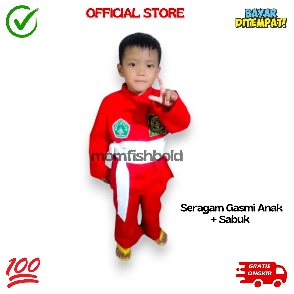Children's Gasmi Pencak Silat Uniform+Belt/Silat Uniform | Shopee Singapore
