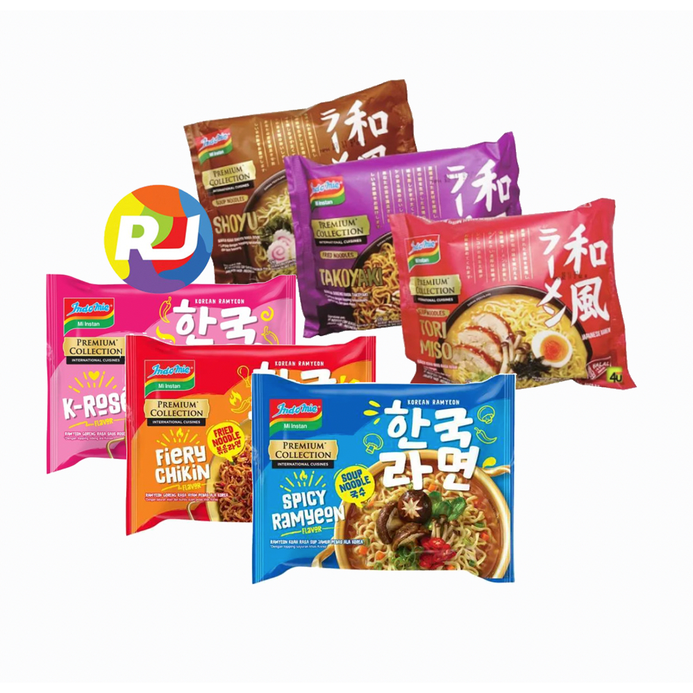 Indomie PREMIUM Collection Korea / Japanese Ramen - ALL VARIANTS ...