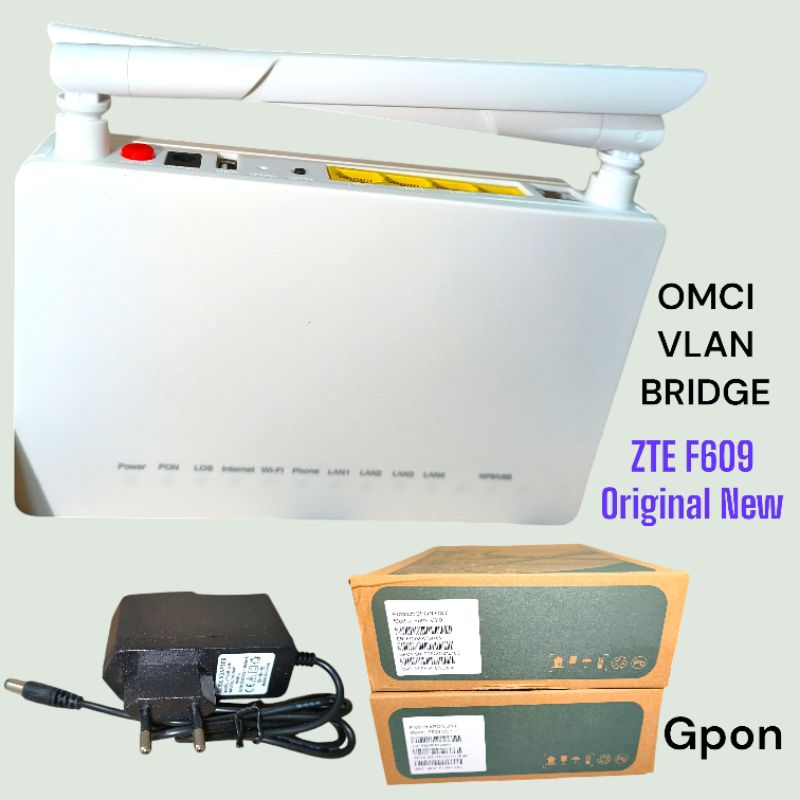 Modem ont zte f609 gpon new support omci bridge vlan All olt | Shopee ...