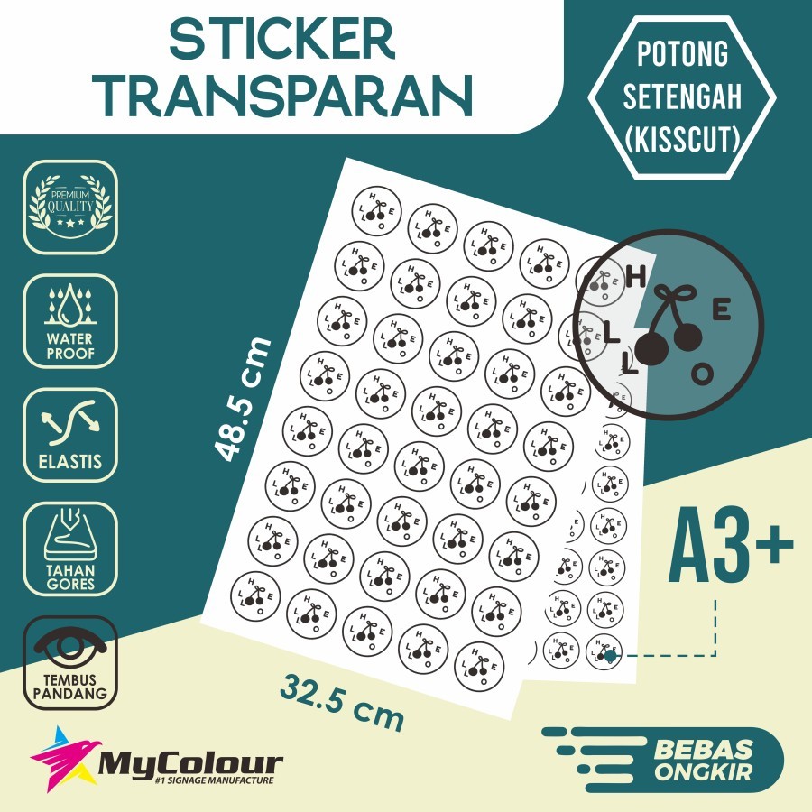 Food Beverage product label sticker sticker A3+express Size | Shopee ...