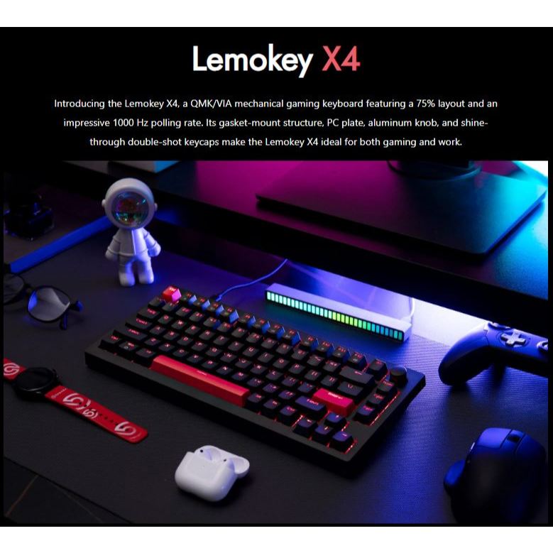 Lemokey X4 QMK Wired Mechanical Keyboard | Shopee Singapore