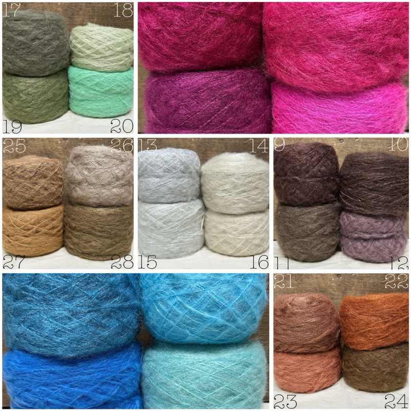Mohair Knitting Wool Yarn (Mohair Angora Yarn) | Shopee Singapore