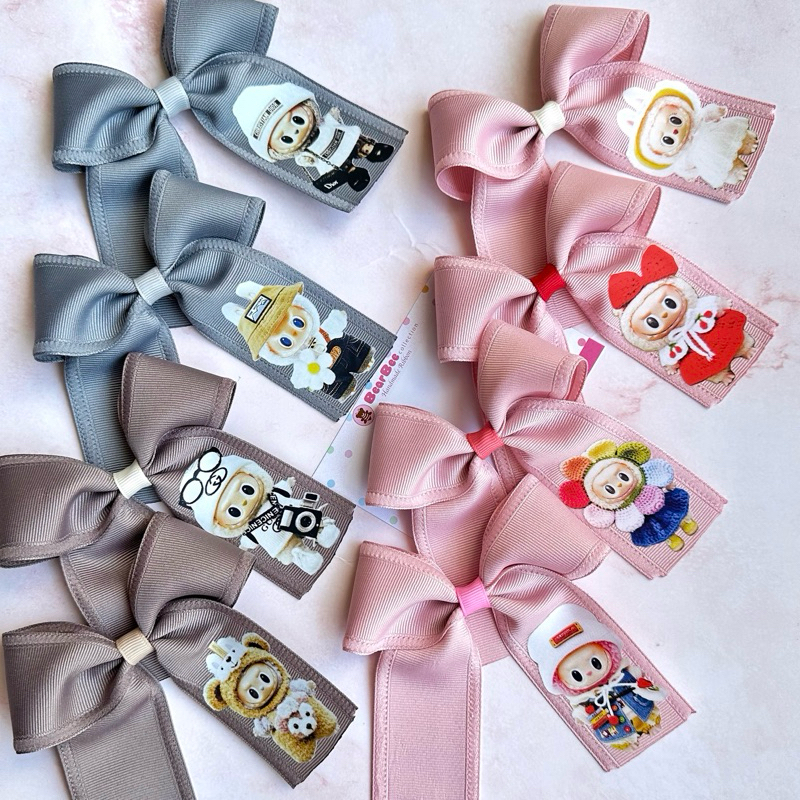 Labubu Ribbon // labubu children's hair Ribbon, labubu clip | Shopee ...