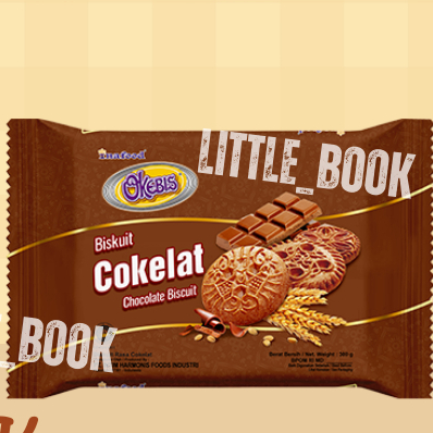 Okebis coconut biscuits | Chocolate Biscuits 300 grams inafood | Shopee ...