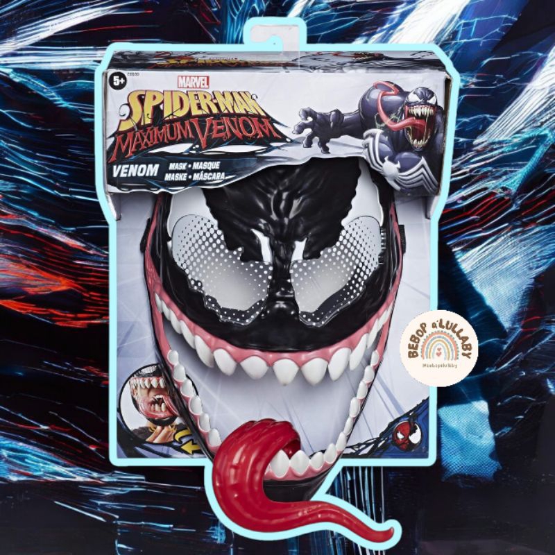 Venom MASK SPIDER-MAN MARVEL MAXIMUM UNIVERSE ORIGINAL HASBRO ORIGINAL ...