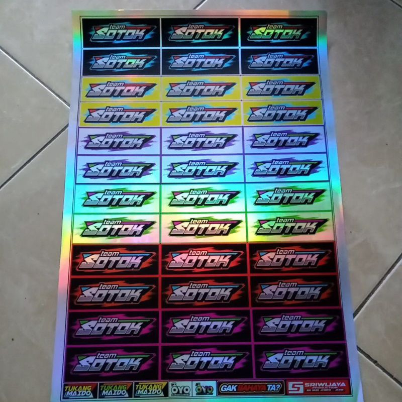 Team SOTOK STICKER CONTAINS 36 SEEDS | Sound STICKERS | Sound SYSTEM ...