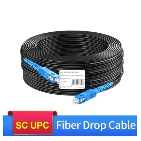 200 Meter Fiber Optic Drop Core Cable/ 200M Meter 1Core SC-SC-SM-SP ...