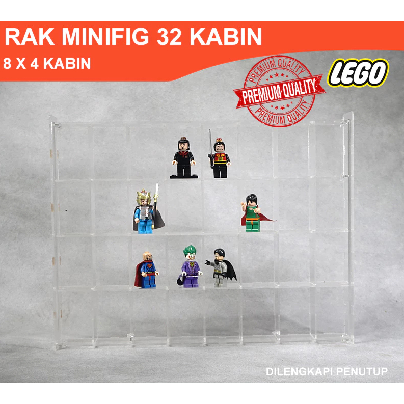 Lego Minifig Acrylic Minifigure Display Rack | Shopee Singapore