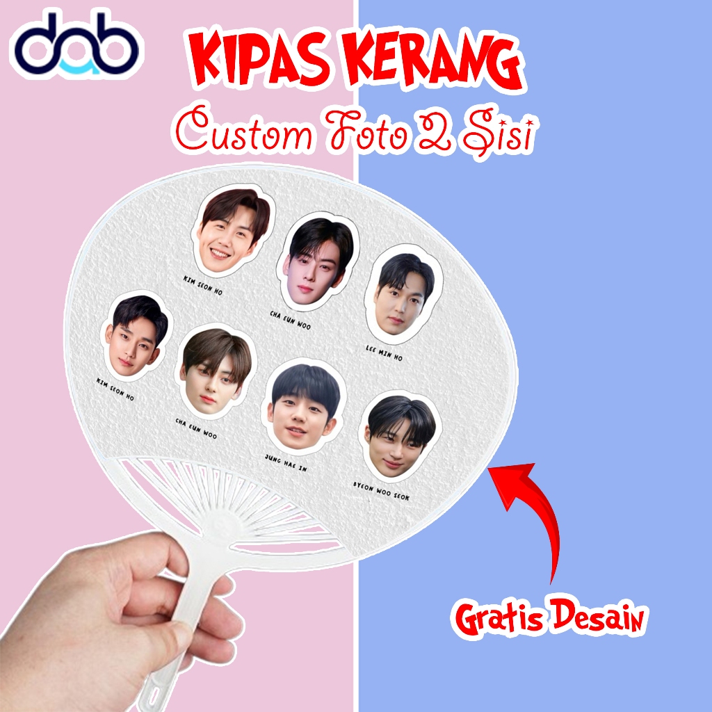 Custom Shell Fan Photo Shell Fan Promotional Fan Invitation Fan K-Pop ...