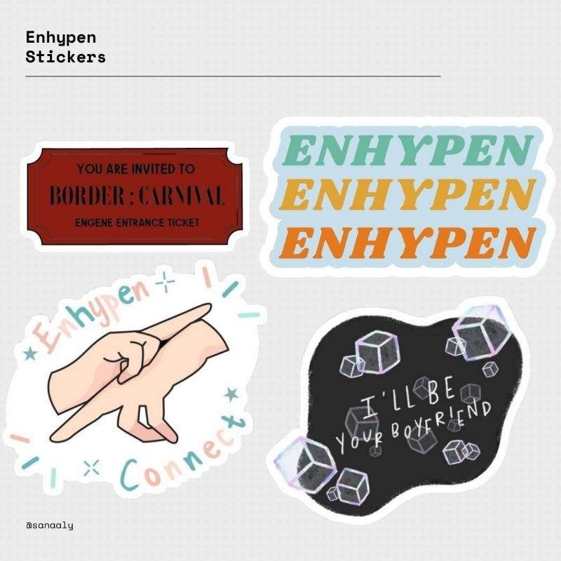 Enhypen STICKER | Enhypen STICKER | Kpop STICKER | Kpop STICKER | Kpop ...