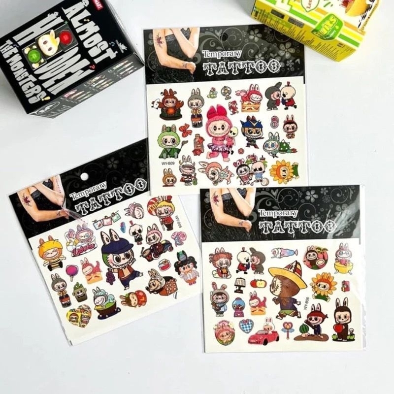 Children's educational toys temporary tattoos cartoon characters ...