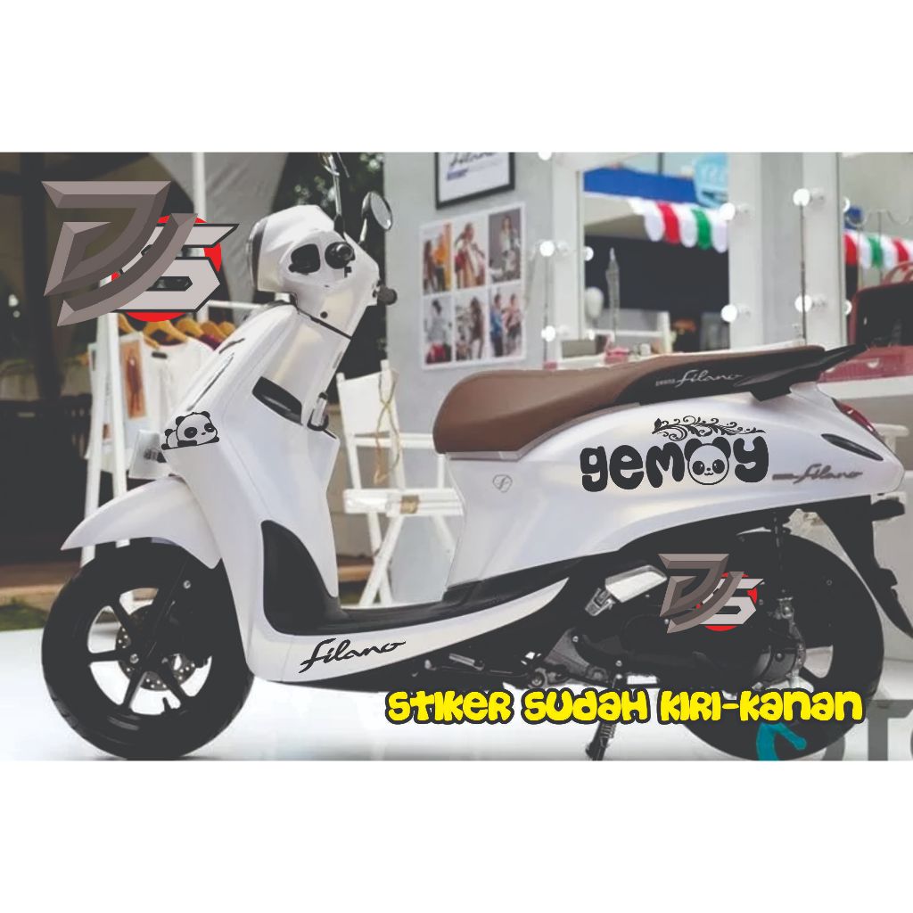 Gemoy GRAND FILANO STRIPING STICKER / FILANO MOTORCYCLE CUTE STICKER ...
