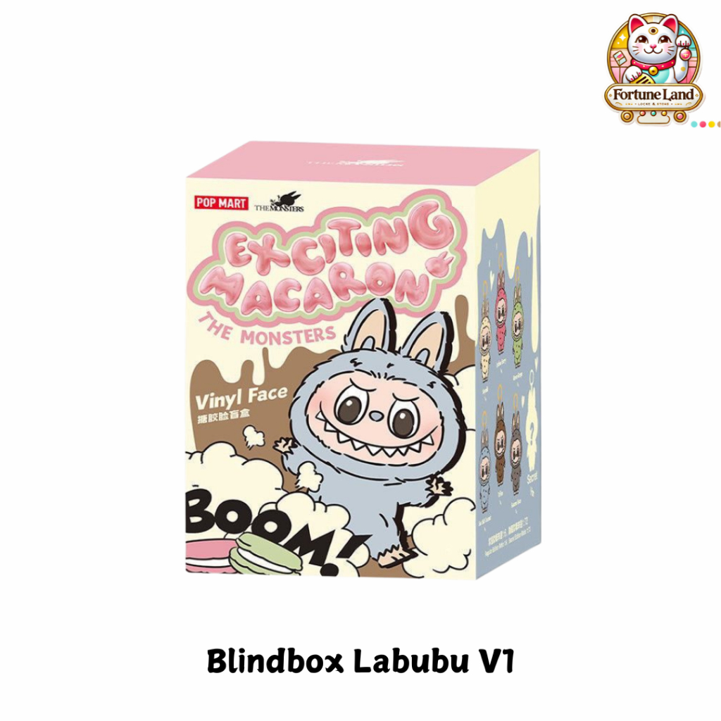 LABUBU POPMART EXCITING MACAROON V1 - BLINDBOX LABUBU / LABUBU PREMIUM ...