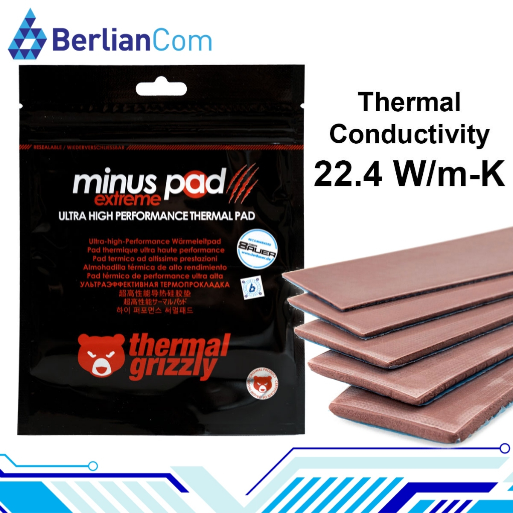 Thermal GRIZZLY Minus Pad Extreme Performance Thermal Pad 120x20x1mm ...