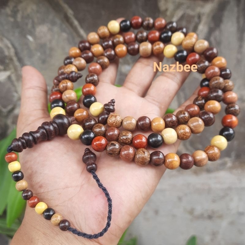 99 Prayer Beads with Lucky Wood Combination - 10MM | Shopee Singapore