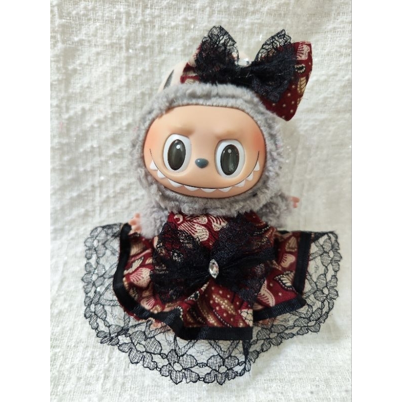 Labubu clothes batik doll pumpkin macaroon 17 cm v1 and v2 (only ...