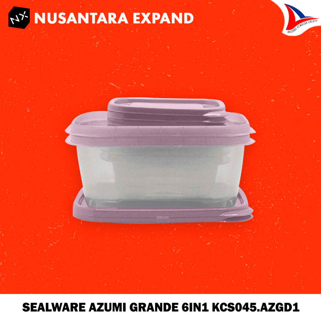 Sealware Azumi Grande Storage Box Set 6in1 Contents 6 pcs | Shopee ...