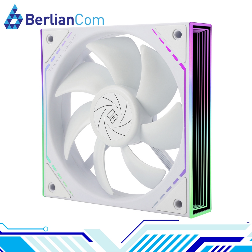 Thermalright TL-M12W WHITE ARGB 120mm 12cm PWM FAN (BULK PACKAGE) | Shopee Singapore