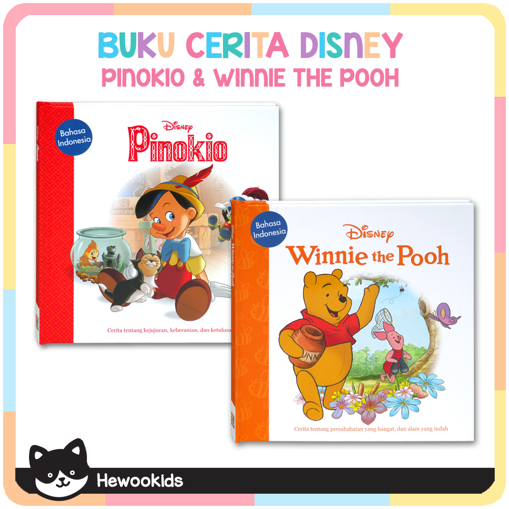 Disney Winnie the Pooh/Pinocchio Story Book (Indonesian - Original ...