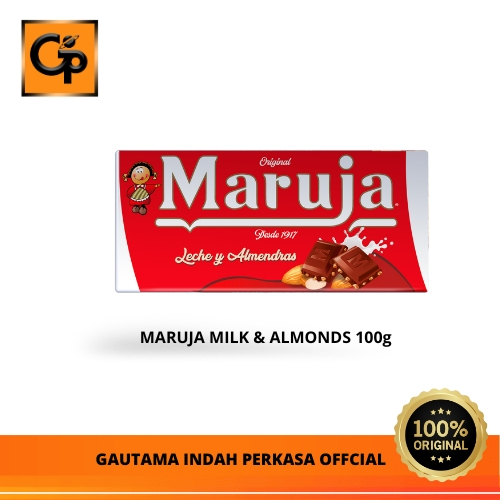 Maruja CHOCOLATE MILK & ALMONDS 100 G | Shopee Singapore