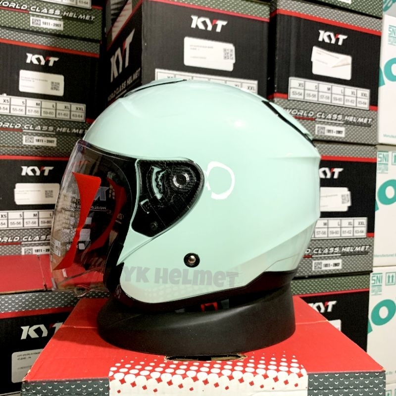 Kyt Kyoto R SOLID Sage Green - original kyt Kyoto helmet in Sage Green ...