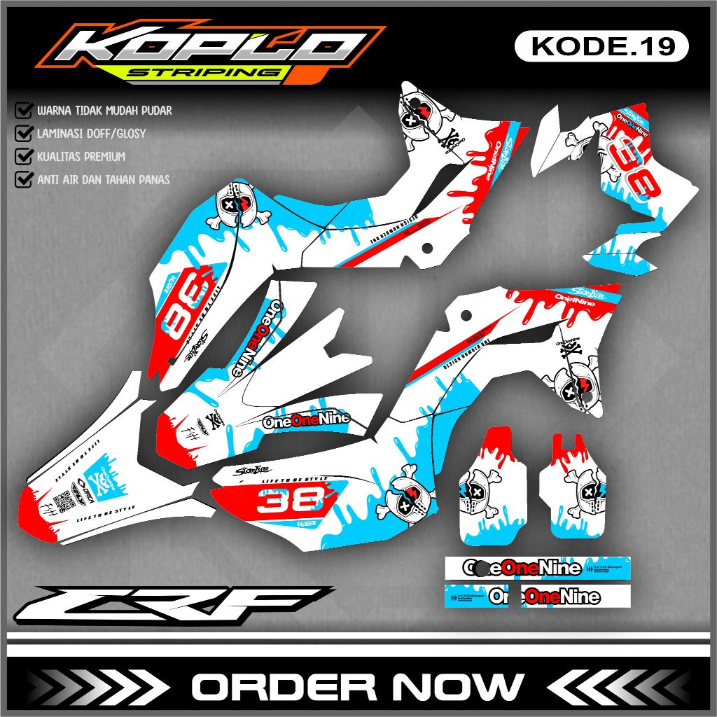 Full body Supermoto CRF 150 L Decal Sticker - Custom Graphic CRF 150 L ...