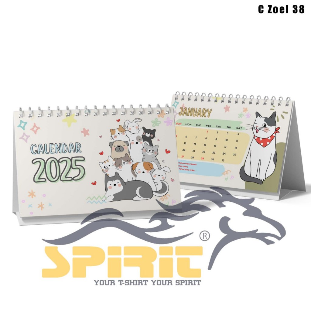 Table CALENDAR 2025 / SITTING CALENDAR YEAR 2025 SIZE A5 | Shopee Singapore