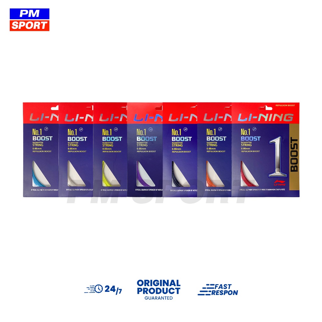 Original BADMINTON STRING LINING BOOST NO. 1 BADMINTON RACKET STRINGS ...