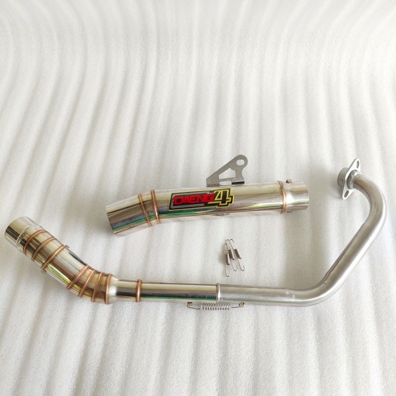 Daeng SAI 4 Super open pipe canister 51mm tube type 1set and big elbow ...