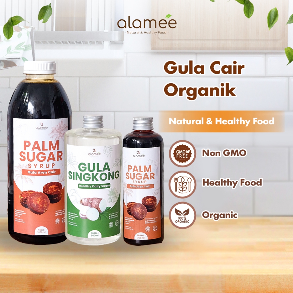 Alamee Liquid Palm Sugar Cassava Cassava Organic Natural Sweetener ...