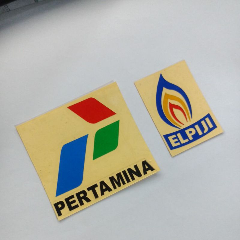 Pertamina LOGO CUTTING STICKER AND ELPIJI LOGO (10 PCS) | Shopee Singapore