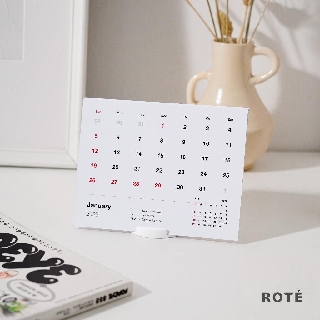 Desk calendar 2025 calendar 2025 calendar BIG Number sitting calendar ...