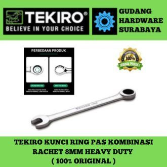 Tekiro 8mm heavy duty rachet combination ring wrench (100% original ...