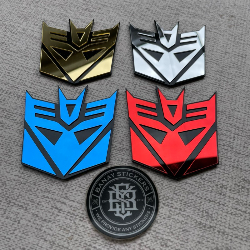 TRANSFORMERS Emblem 1 Acrylic Acrylic Emblem | Shopee Singapore