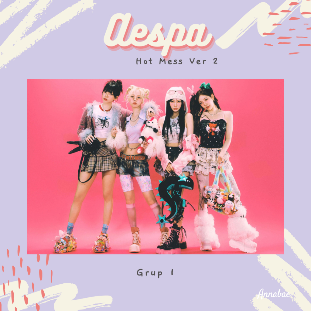 Aespa Hot Mess Ver 2 Poster | Shopee Singapore