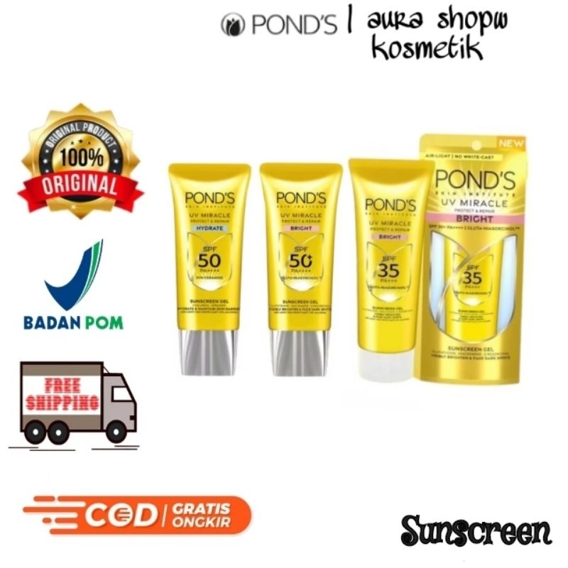 POND'S UV PROTECT SUN SUNSCREEN SERUM SPF50 / SPF35 PA++++ 30gr PONDS ...