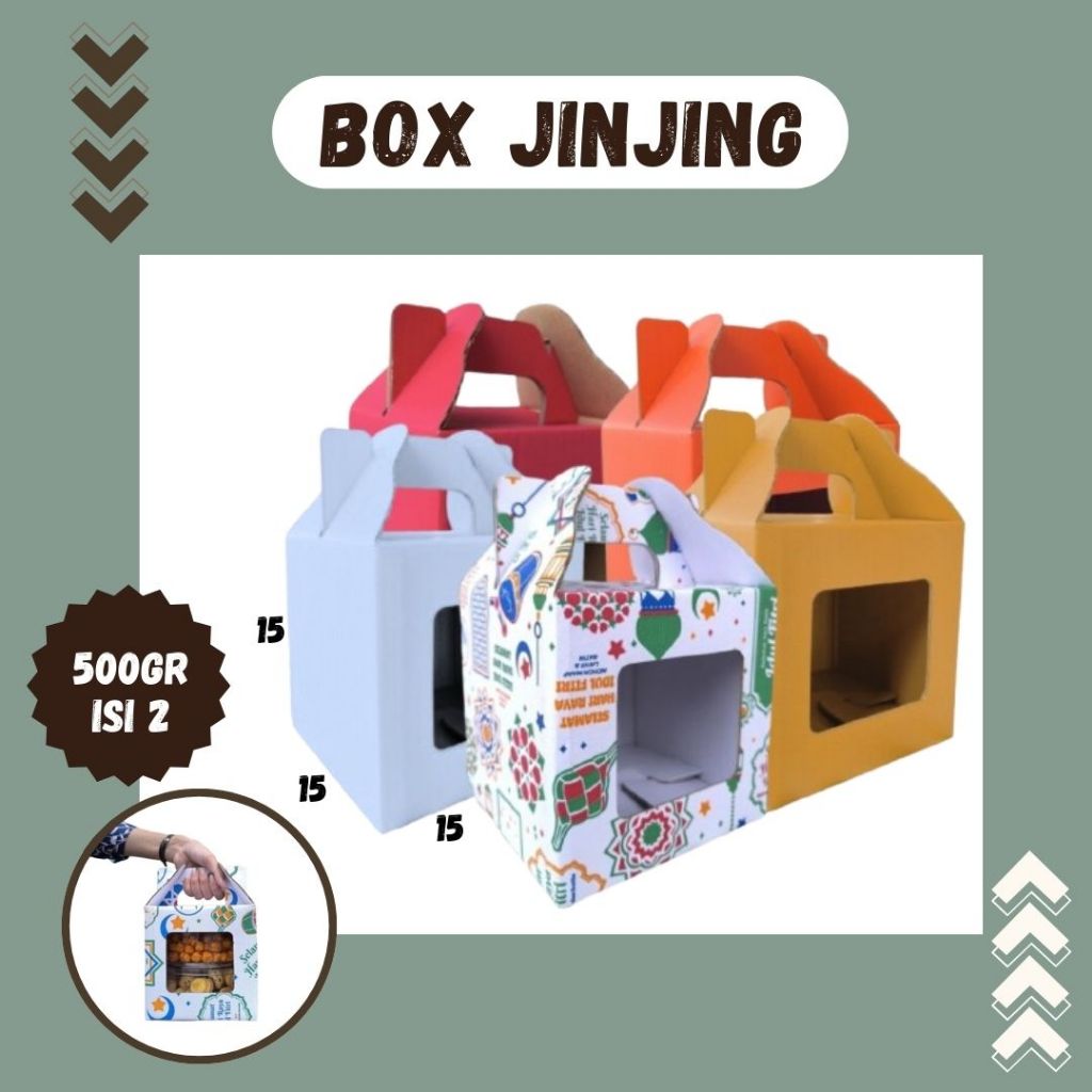 Cardboard Tote 15x15x15 Gable Box Parcel Packing Fruit Hampers Eid Al ...