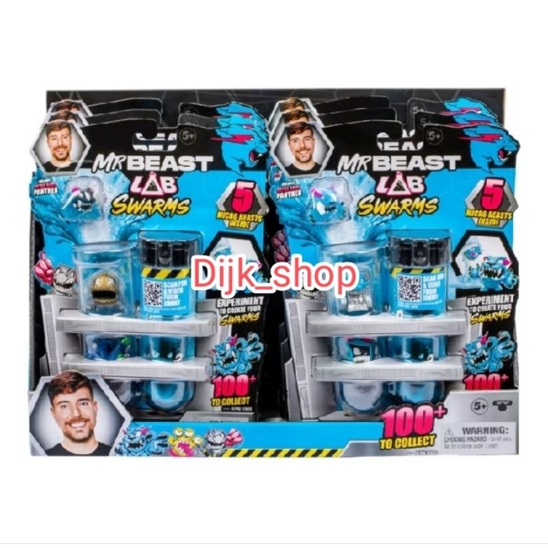 Mr Beast Lab swarms Lab toy 5 inside figures | Shopee Singapore